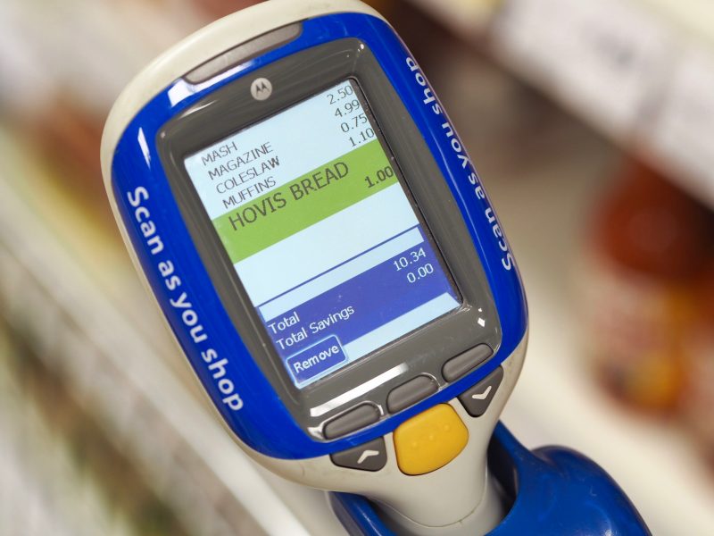 SAVING MONEY WITH TESCO'S SCAN AS YOU SHOP